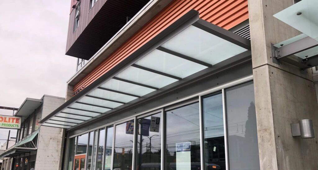 Durable Steel Canopy in Vancouver | ICE BLUE STEEL LTD.